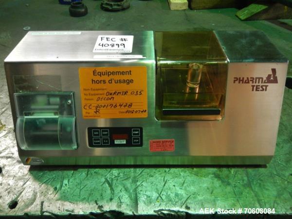 Used Pharma Test Hardness Tester, Model PTB502, Serial# 14055.