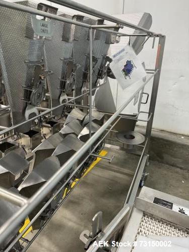 Used Multipond MP20-2400/1250-H-UL 20 Head, Embossed/Dimpled Stainles