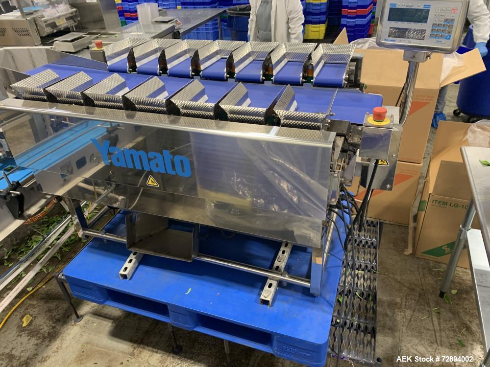 Used Yamato Model TSDW-206W Clamshell Produce/Lettuce Combination Sca