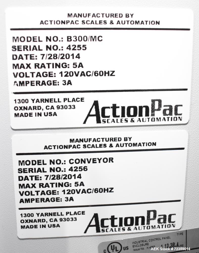 Used ActionPac B300/MC Bulk Filler & Blending System – 2,000 lbs/hr, 3 ...