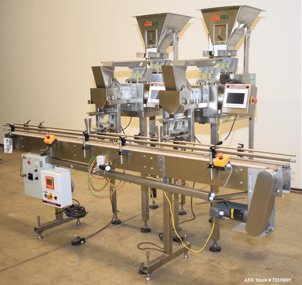 Used All-Fill VF-110ST Dual-Head Powder Filler – Inline Scale Filling ...