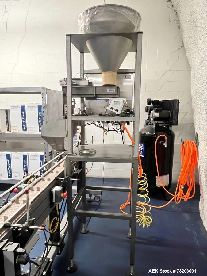 Great Condition, Used Indexing Conveyor and Labeling Line. Includes i