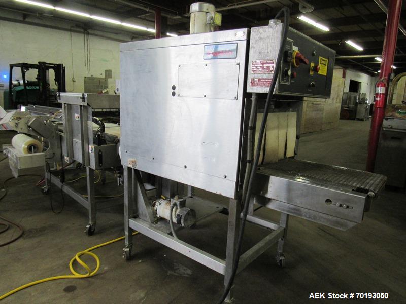 UsedShanklin A26ADA L-Bar Sealer and T7H SST Shrink Tunnel; capable o