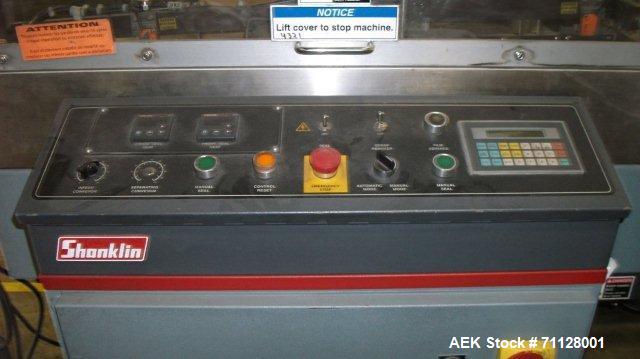 Used Shanklin Fully Automatic Shrink Wrapping Machine, Model A27A. Ma