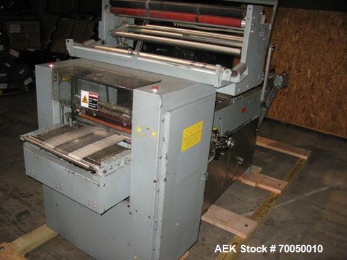 Used-Shanklin Flow Wrapper, model F3, capable of