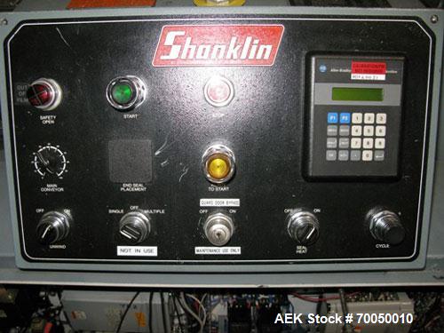 UsedShanklin Flow Wrapper, model F3, capable of up to 50 packages per