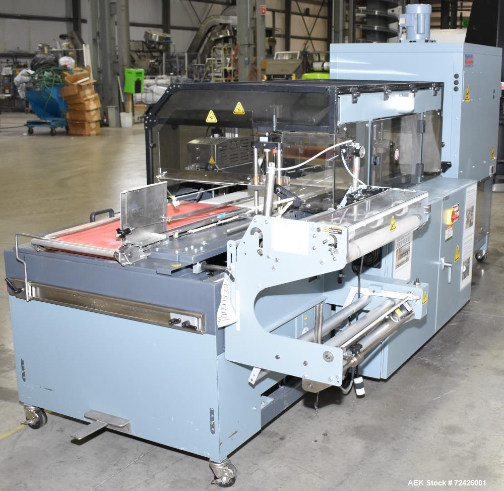 Used Shanklin Trimph TR-2 Horizontal Side Seal Shrink Wrapper with Sh