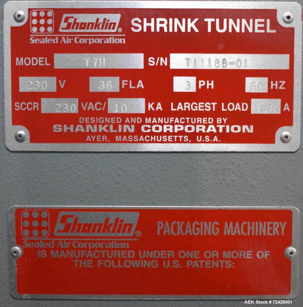 Used Shanklin Trimph TR-2 Horizontal Side Seal Shrink Wrapper with Sh