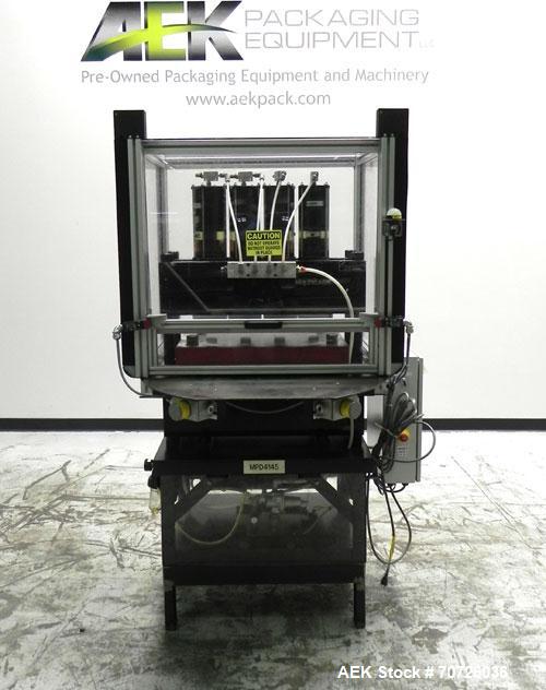 Used Multicage Four-Post Die Cutter Air Press. Approximate platen siz