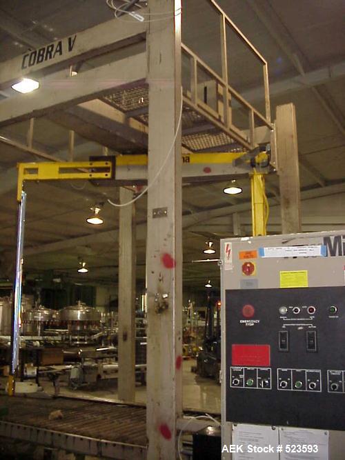 Used ITW Mima automatic stretch wrapper, model Cobra V.