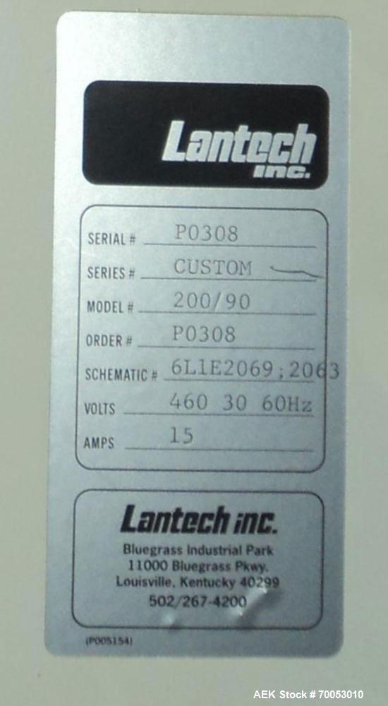 UsedLantech Ringer Stretch Wrapper, Model 200/90. Automatic stretch w