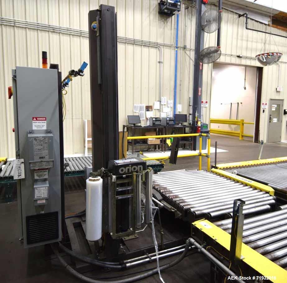 Used Orion Packaging FA Turntable Automatic Wrapping System. Turntabl