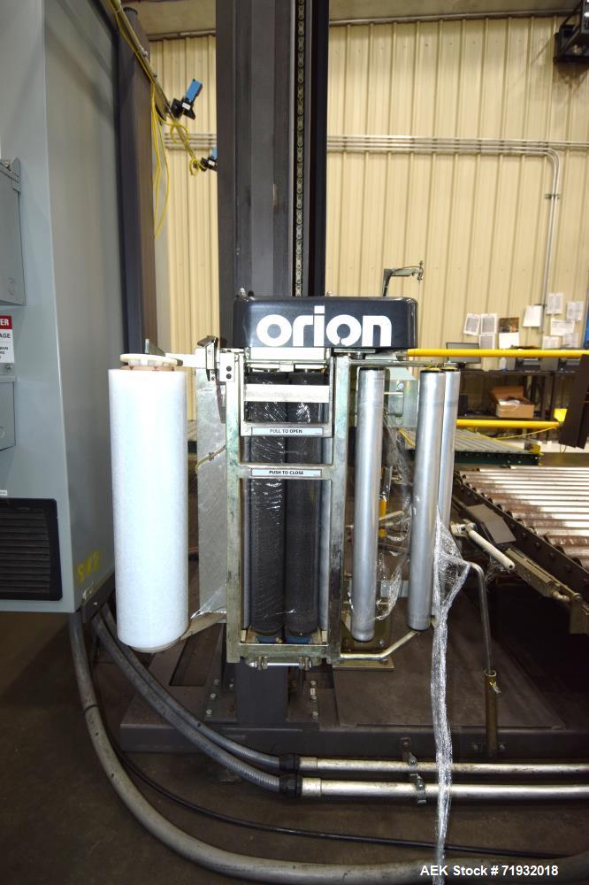 Used Orion Packaging FA Turntable Automatic Wrapping System. Turntabl