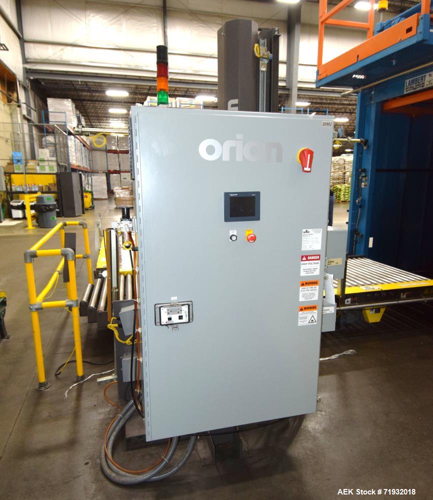 Used Orion Packaging FA Turntable Automatic Wrapping System. Turntabl