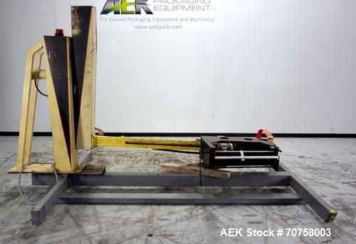 Used ITW Muller Cobra IV Semi-Automatic Rotary Arm Stretch Wrapper. C