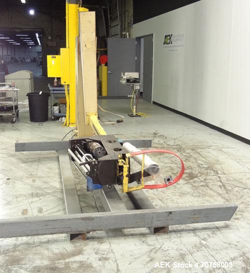 Used ITW Muller Cobra IV Semi-Automatic Rotary Arm Stretch Wrapper. C