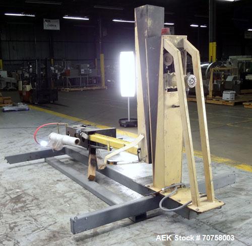 Used ITW Muller Cobra IV Semi-Automatic Rotary Arm Stretch Wrapper. C