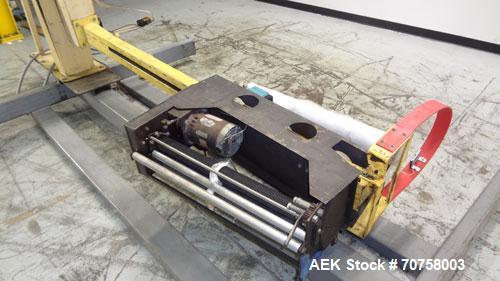 Used ITW Muller Cobra IV Semi-Automatic Rotary Arm Stretch Wrapper. C