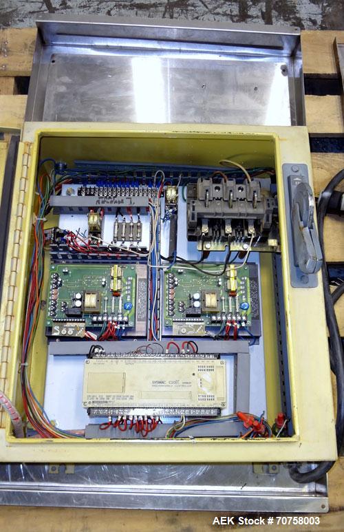 Used ITW Muller Cobra IV Semi-Automatic Rotary Arm Stretch Wrapper. C