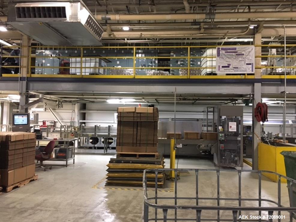 Used Arpac Traystar Inline, Continuous Motion Gallon Can Tray Packer.