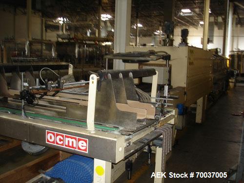 UsedOCME Traypacker/Shrinkwrapper. Model THS/40. Machine accepts loos