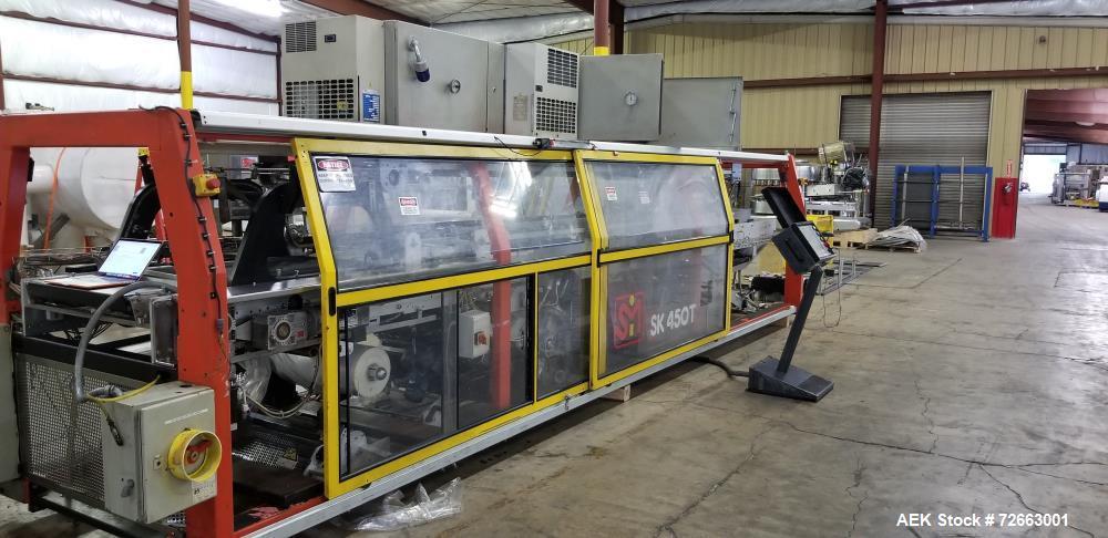 Used-SMI SK450T Automatic Tray Former Packer Shri