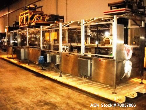 Used Standard Knapp, Model 296P, Continuous Tray Packer and Shrink Wr