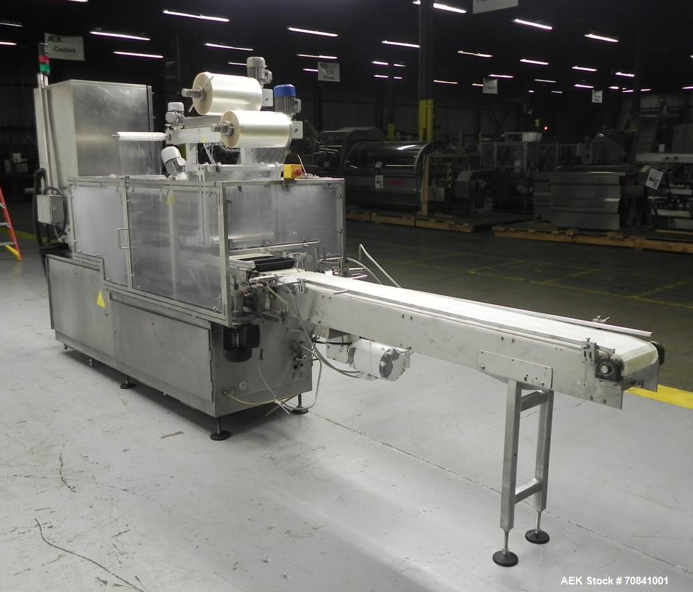 Used G. Mondini Tray and Pan Sealer. Model CVS/T1-S. Machine is capab