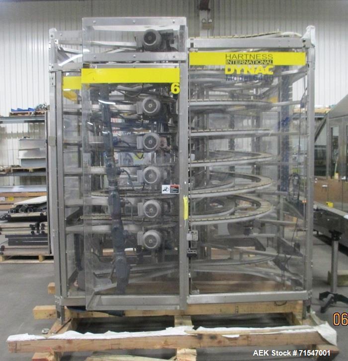 Used Hartness Model Dynac 6400Q Spiral First-In First-Out (FIFO) Accu