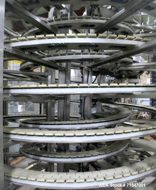 Used Hartness Model Dynac 6400Q Spiral First-In First-Out (FIFO) Accu