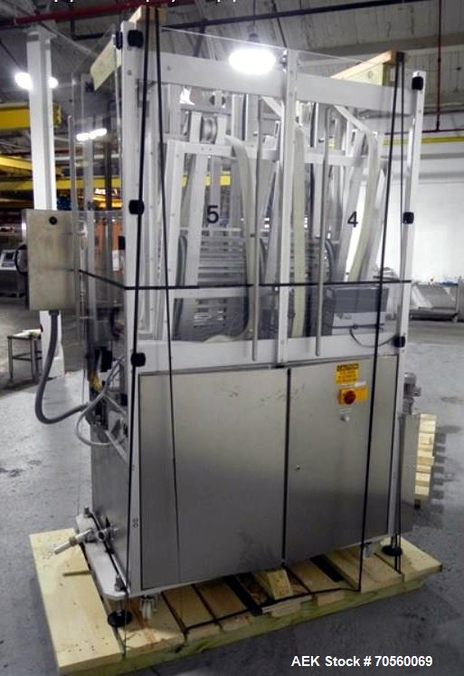 Used Pester Pewo-Vertac Vertical Carton Accumulator. Capable of speed