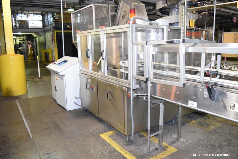 UsedRonchi Rotomatic Bottle Unscrambler, S/N 1057 with 20' Air Bottle