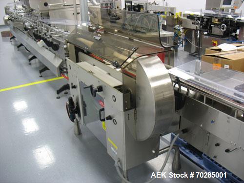 Used Kalish 7400 bulk bottle unscrambler with ionized air cleaner