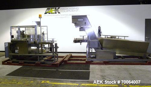 Used Norwalt Design/NDI Bulk Bottle Unscrambler, Model LW48. Incline