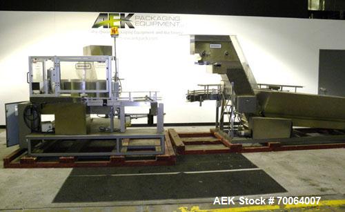 Used Norwalt Design/NDI Bulk Bottle Unscrambler, Model LW48. Incline