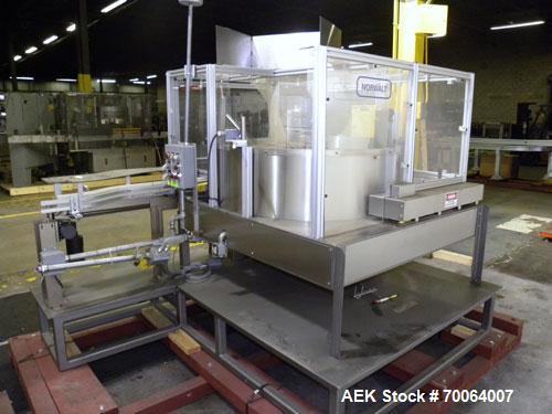 Used Norwalt Design/NDI Bulk Bottle Unscrambler, Model LW48. Incline