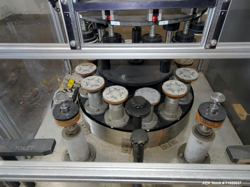 Used Hoppmann rotary radial container orienter, Model "Orienter". Ser