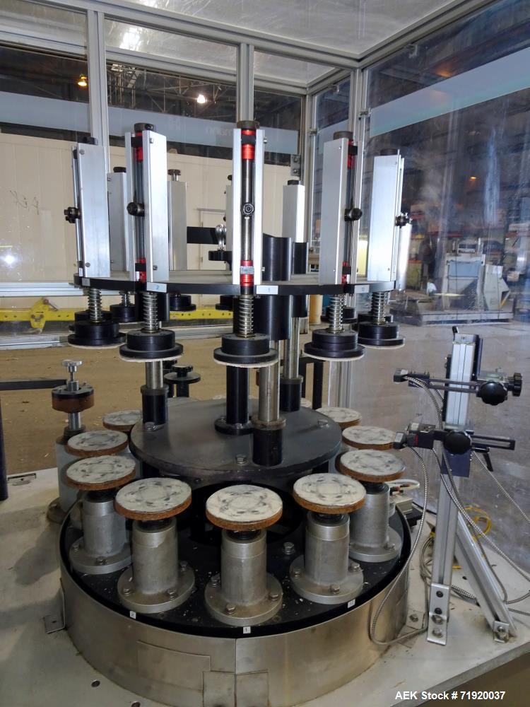 Used Hoppmann rotary radial container orienter, Model "Orienter". Ser