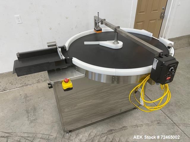 Used Accumulation Table, Approximate 48" Diameter. Approximate 11" wi