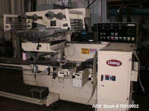UsedDoboy Model J Horizontal Flow Wrapper. Machine is capable of spee