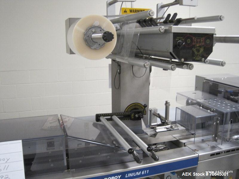 UsedDoboy (Bosch) Linium 611 Horizontal Wrapper. 3 Up machine capable