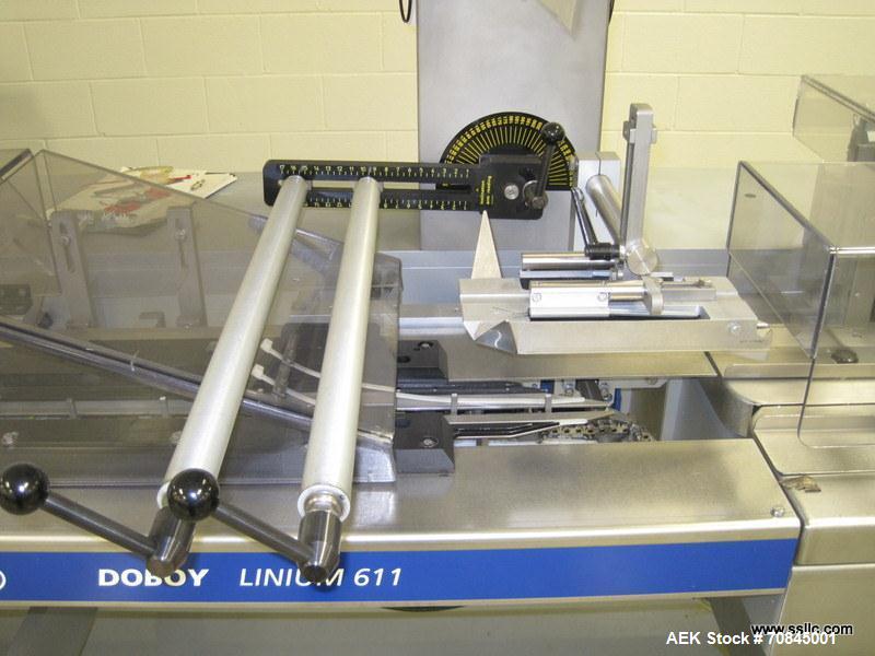 UsedDoboy (Bosch) Linium 611 Horizontal Wrapper. 3 Up machine capable