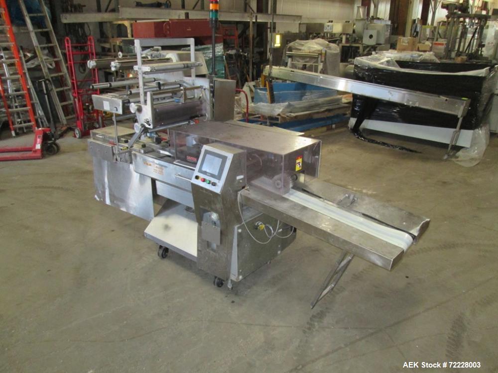 Used Fuji Formost High Speed Horizontal Form Fill Seal Flow Wrapper.