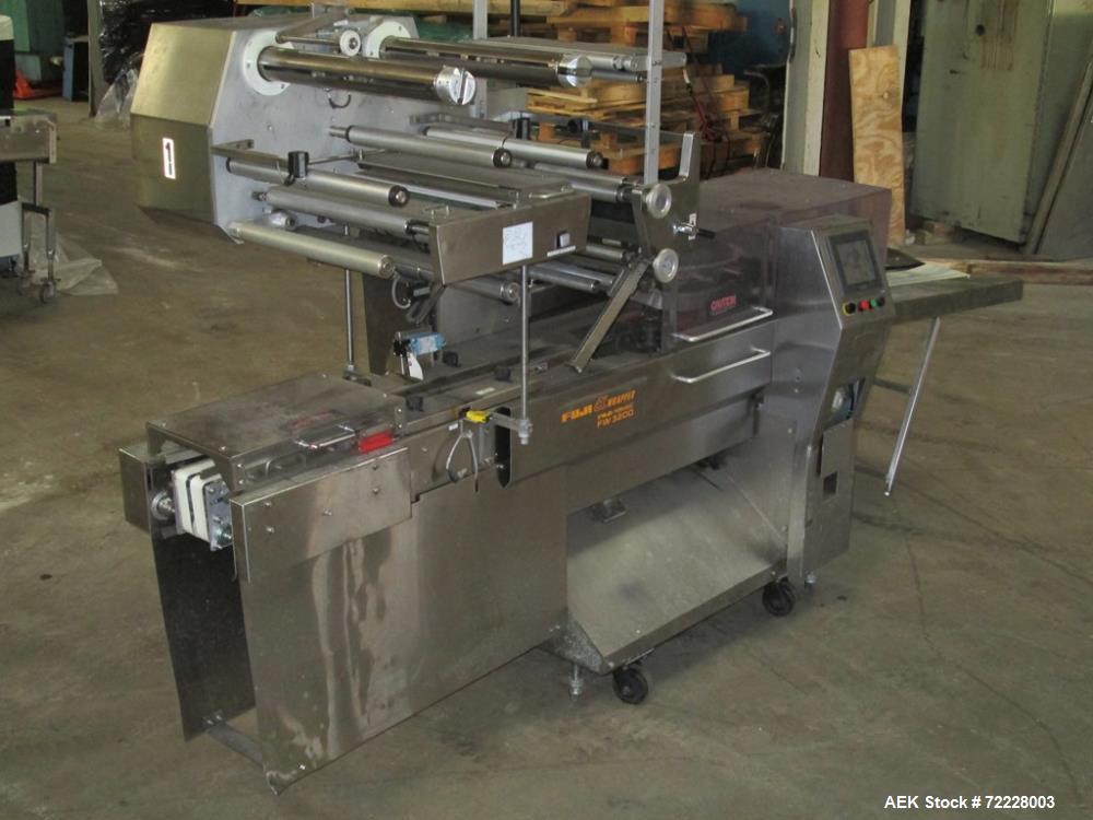 Used Fuji Formost High Speed Horizontal Form Fill Seal Flow Wrapper.