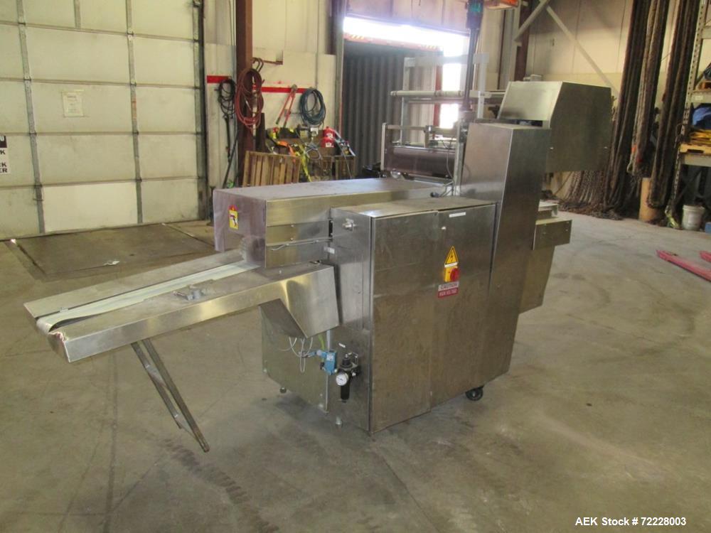 Used Fuji Formost High Speed Horizontal Form Fill Seal Flow Wrapper.