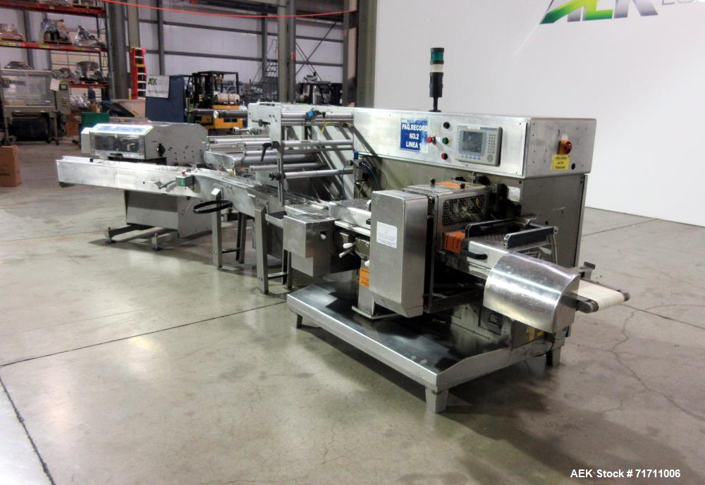Used Record Model Jaguar Horizontal Cracker/Cookie Flow Wrapper. Capa