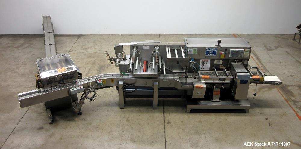 Used Record Model Jaguar Horizontal Cracker/Cookie Flow Wrapper. Capa