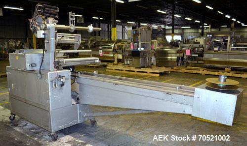 Used PFM Model 2500 Horizontal Flow Wrapper. Machine can perform at u