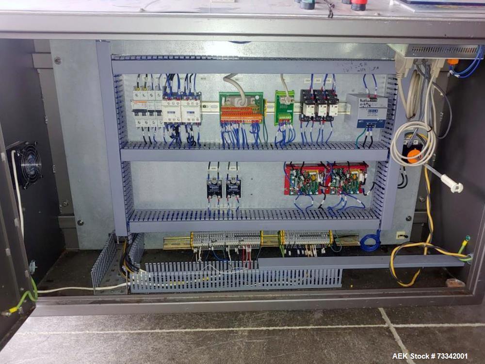 Used PFM Horizontal Flow Wrapper, Model Hawk. Rated up to 120 packs/m