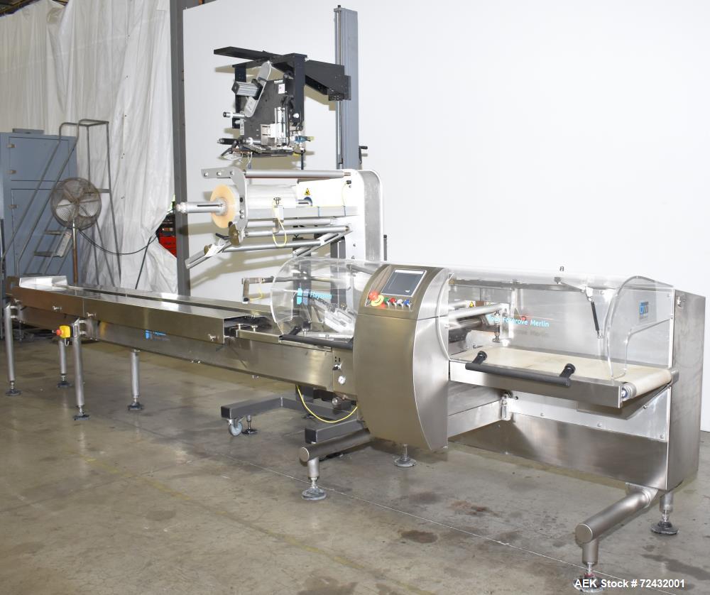 Used Rose Forgrove Model Merlin Blu Horizontal Hygenic Wrapper. Capab